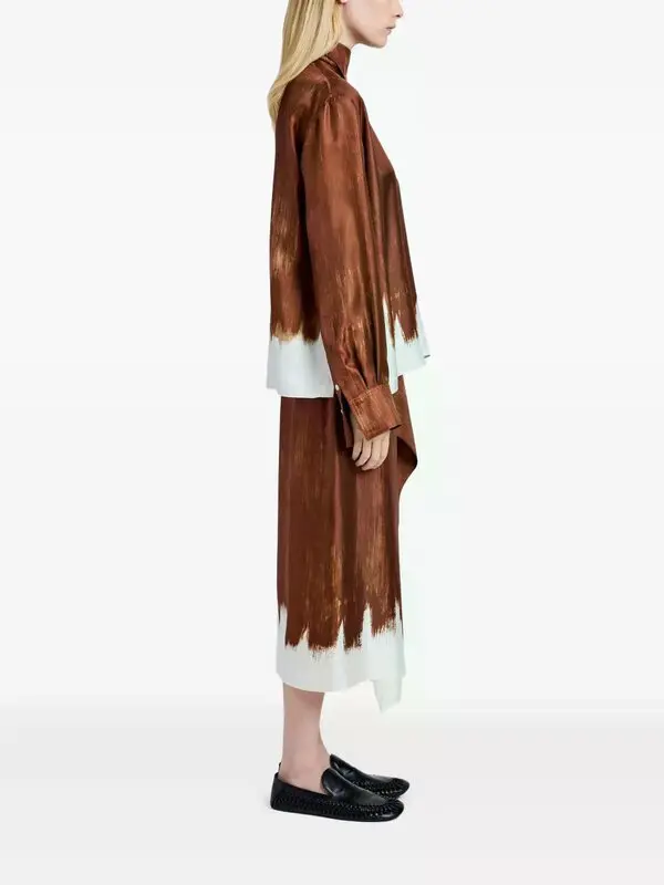 Proenza Schouler Amery Midi Skirt - Brown