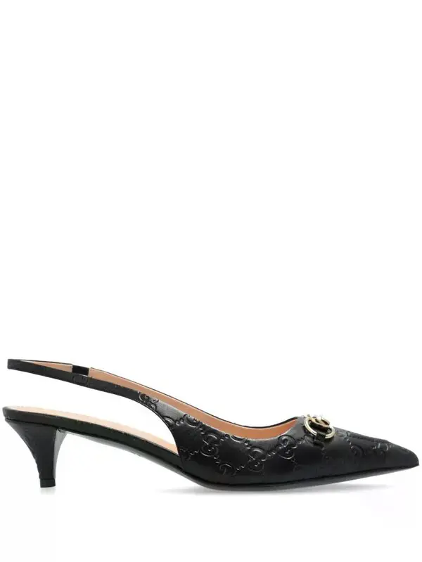 Gucci 45mm Horsebit Slingback Pumps