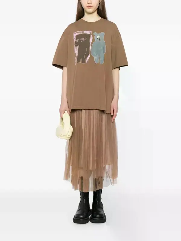 JNBY Pleated A-line Skirt