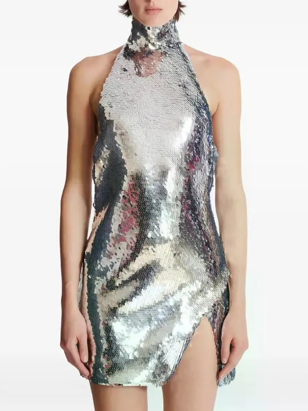Balmain Sequin-embellished Mini Dress