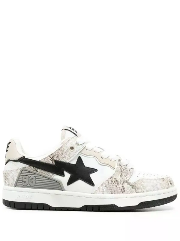 A BATHING APE Sk8 Sta Panelled Sneakers