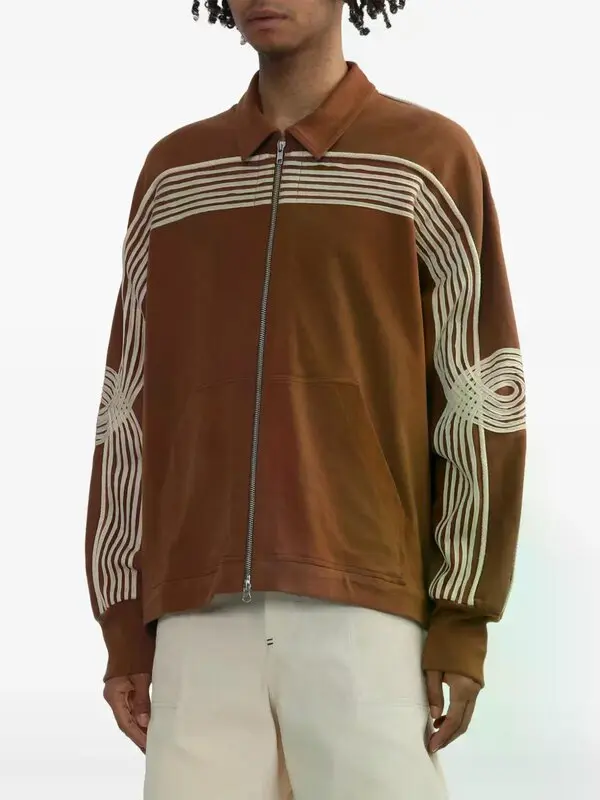 SONG FOR THE MUTE Root Wood Shirt Jacket