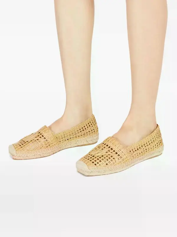 Max Mara Woven Espadrille Flats