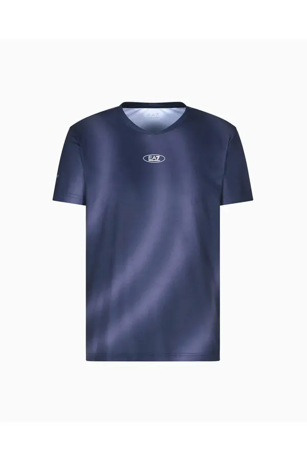 Emporio Armani Ea7 Tennis Pro Crew-neck T-shirt - Blue