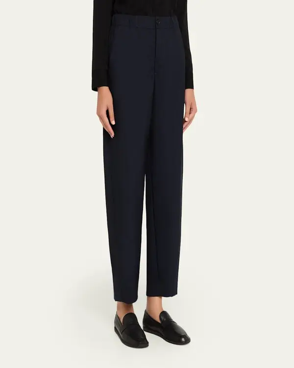 Marni Elastic Waistband Straight-leg Trousers