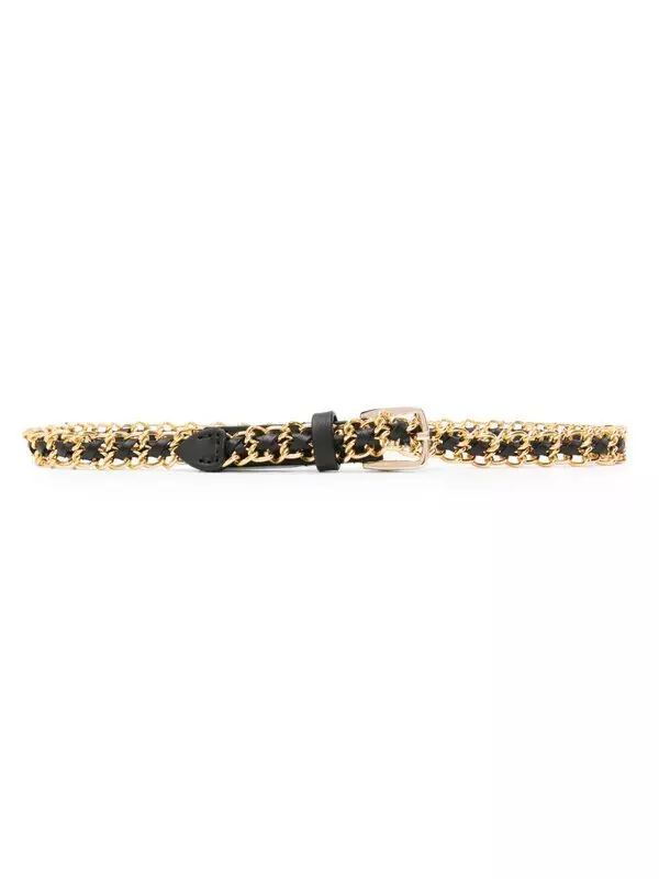 Ba&sh Brooke Chain-link Belt - Black