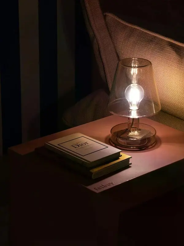 FATBOY Transparent-shade Table Lamp