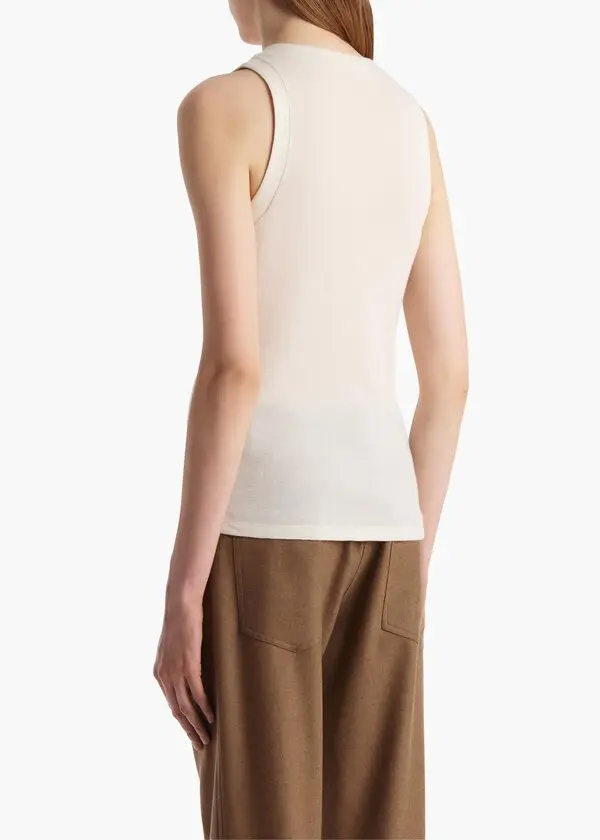 Khaite Isha Tank Top - Cream
