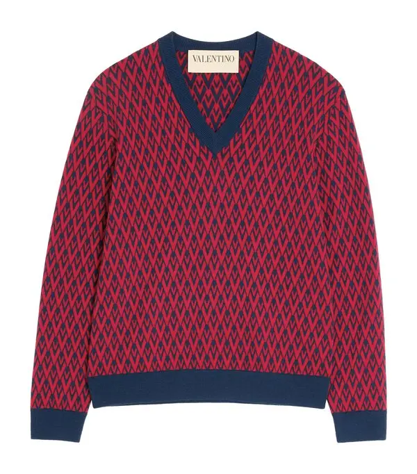 Valentino Garavani Wool Toute La V Sweater