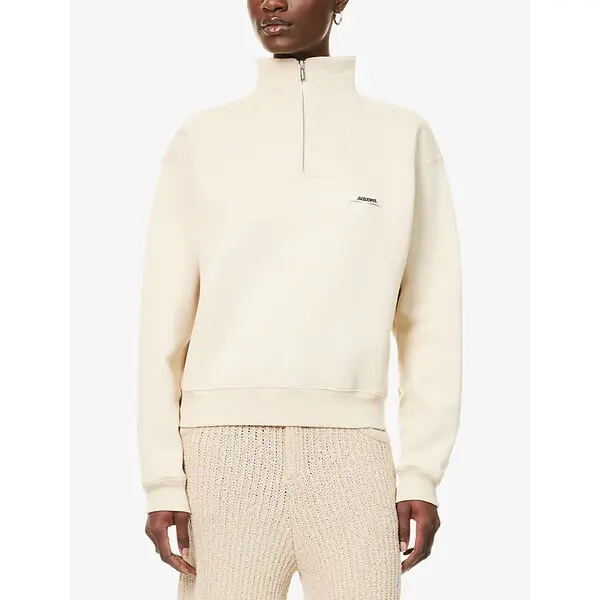 Jacquemus Le Camionneur High-neck Cotton Sweatshirt