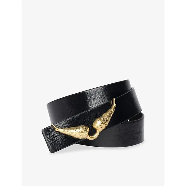 Zadig&Voltaire Rock Reversible Leather Belt - Noir