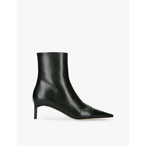 TOM FORD Eva 55 Leather Heeled Ankle Boots