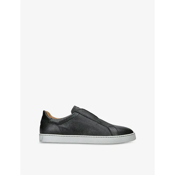 Magnanni Laceless Leather Low-top Trainers