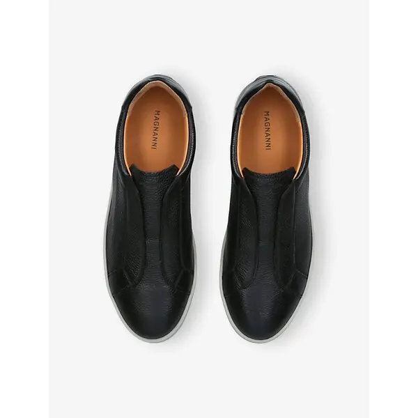 Magnanni Laceless Leather Low-top Trainers
