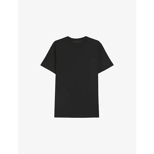 BOSS Beckham X Crewneck Short-sleeve Cotton T-shirt - Black