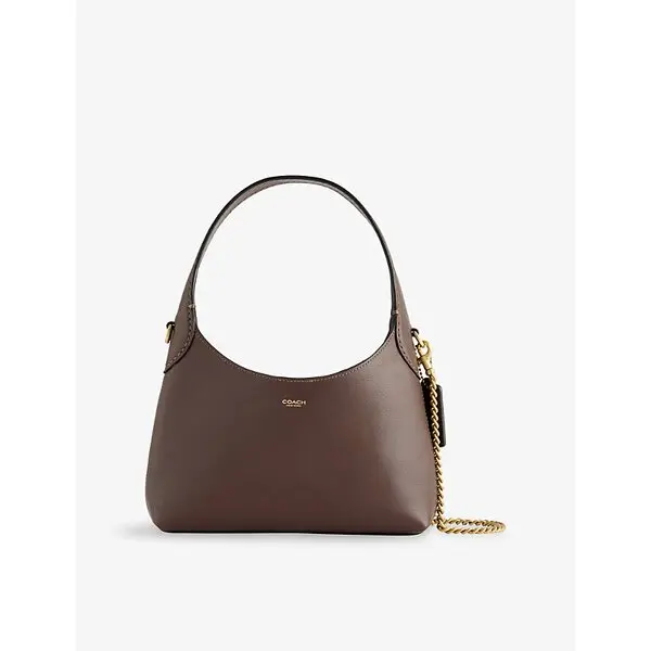 COACH Brooklyn 23 Leather Shoulder Bag - B4/maple