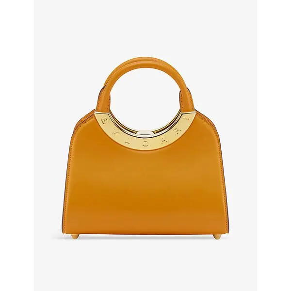 BVLGARI Roma Small Leather Top-handle Bag