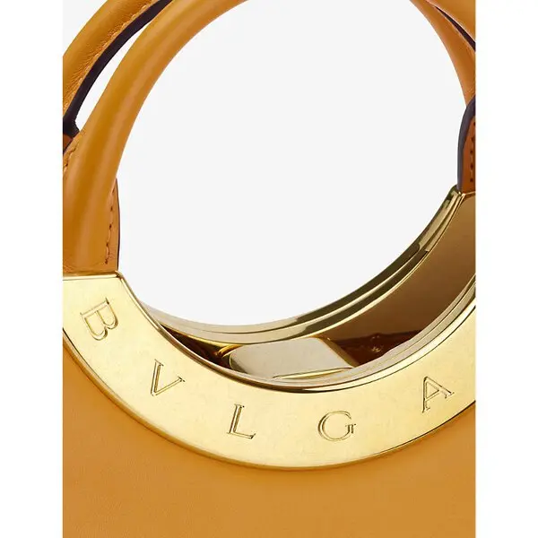 BVLGARI Roma Small Leather Top-handle Bag