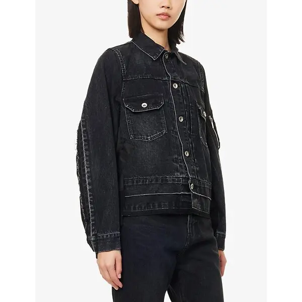 Sacai Contrast Shell Denim Jacket