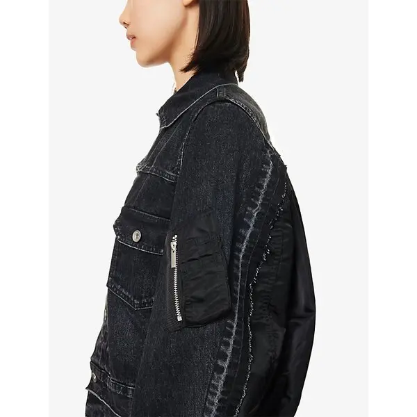Sacai Contrast Shell Denim Jacket
