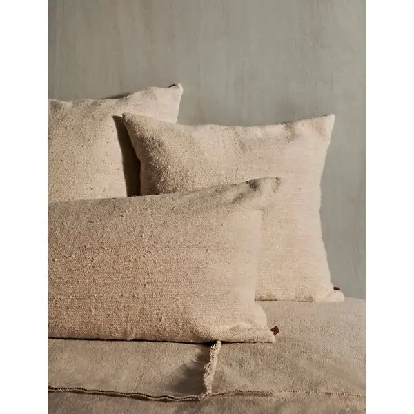 FERM LIVING Square Nettle And Cotton Cushion 50cm X 50cm