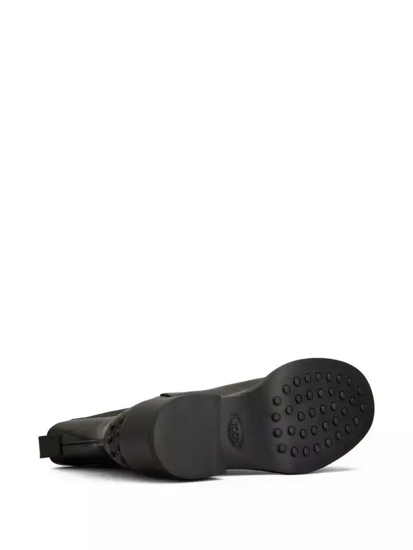 TOD'S Leather Chelsea Boots - Black
