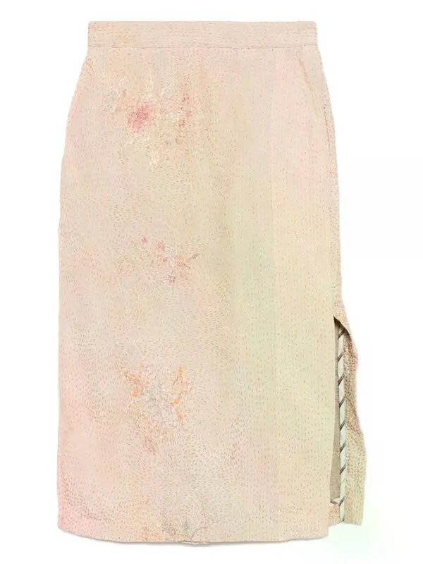 By Walid Louisa Skirt - Neutrals
