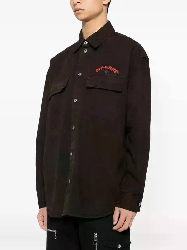 Off-White Embroidered-print Shirt