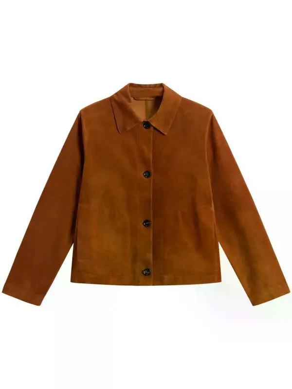 Woolrich Light Suede Jacket - Orange