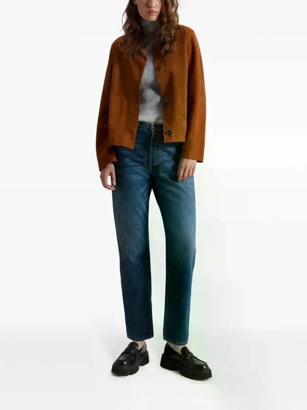 Woolrich Light Suede Jacket - Orange