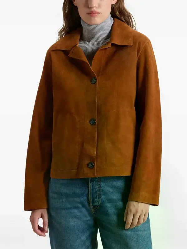 Woolrich Light Suede Jacket - Orange