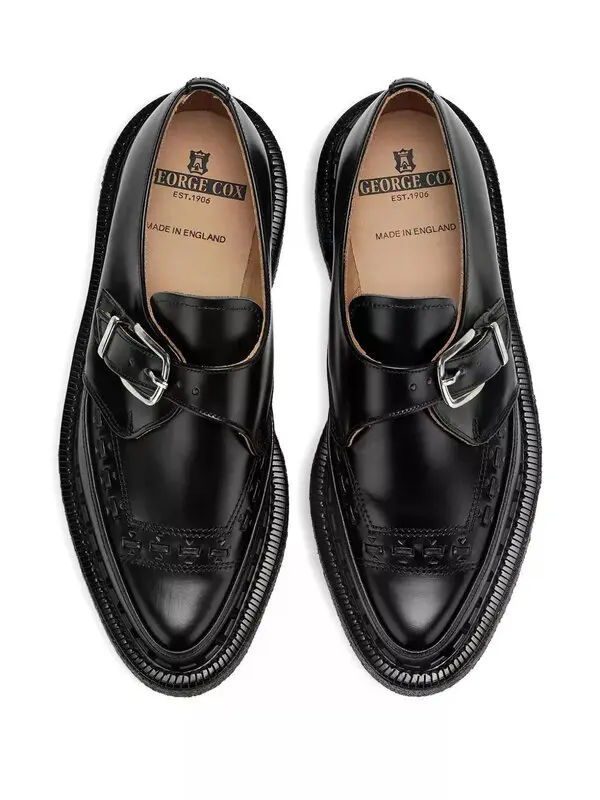 GEORGE COX Strummer Buckle-strap Monk Shoes