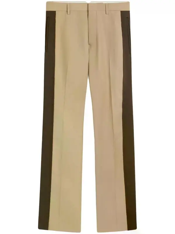 AMI Paris Contrasting Trousers - Neutrals