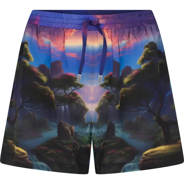 JE TE VEUX River Shorts - Navy Blue