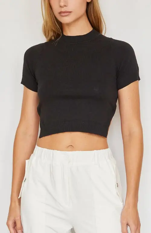 CRESCENT Tie Back Knit Top
