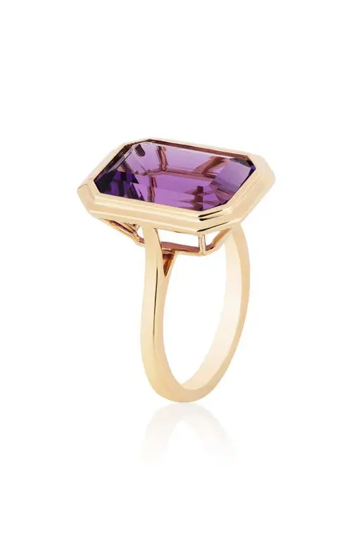 Goshwara Manhattan Cocktail Ring - Purple