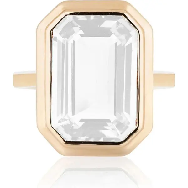 Goshwara Manhattan Cocktail Ring - White