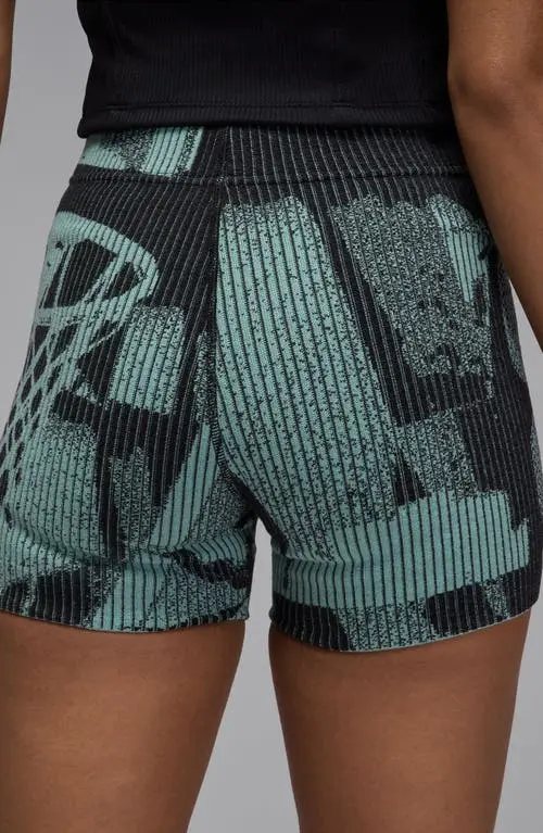 JORDAN Jacquard Knit Shorts - Mineral