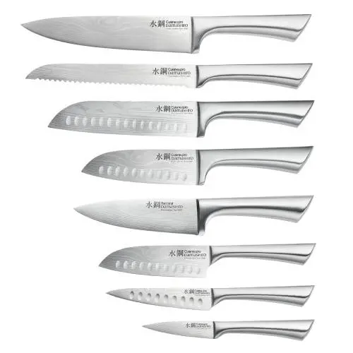 CUISINE::PRO® Damashiro® Nami 9-piece Knife Block