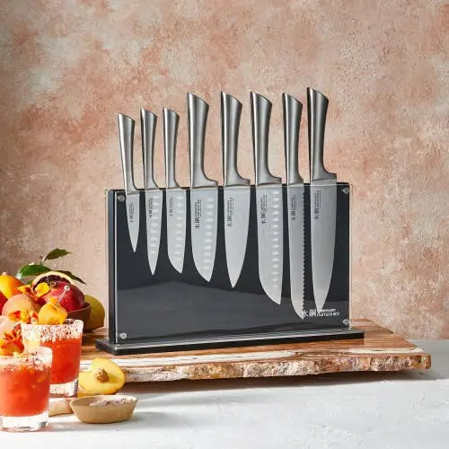 CUISINE::PRO® Damashiro® Nami 9-piece Knife Block