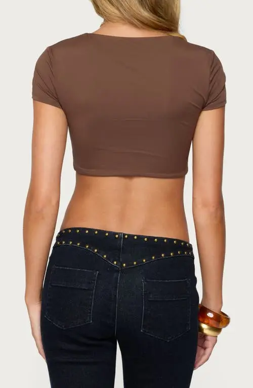 EDIKTED U-ring Crop Top