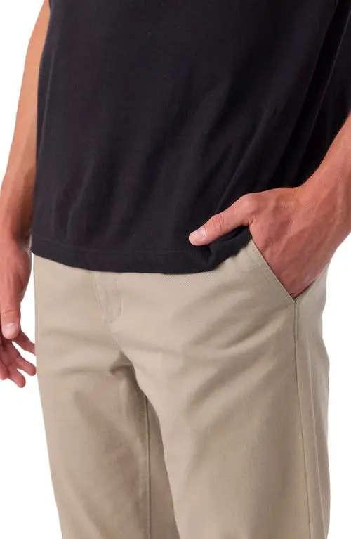 O'Neill Transporter Flat Front Stretch Cotton Chinos - Khaki