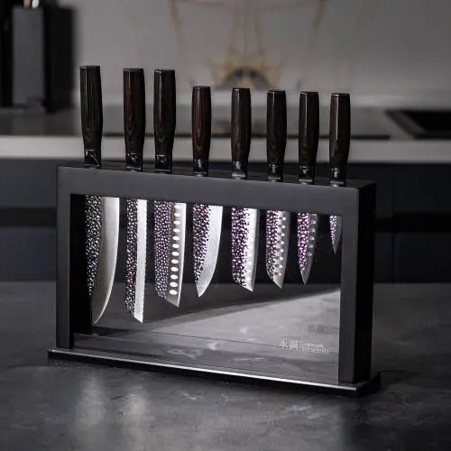 CUISINE::PRO Damashiro Emperor® 9-piece Hisa Knife Block