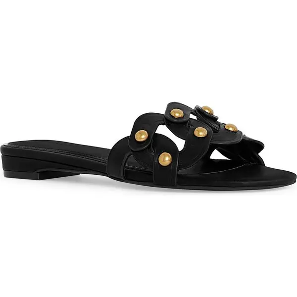 Rebecca Minkoff Chain Slide Sandal - Black