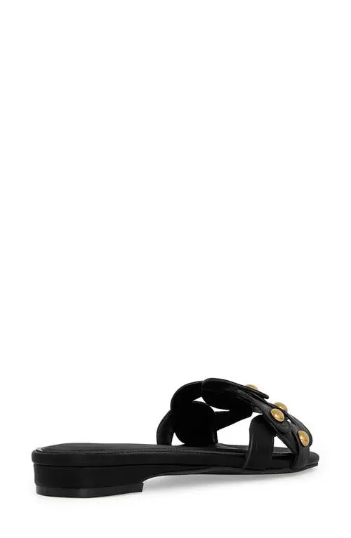 Rebecca Minkoff Chain Slide Sandal - Black