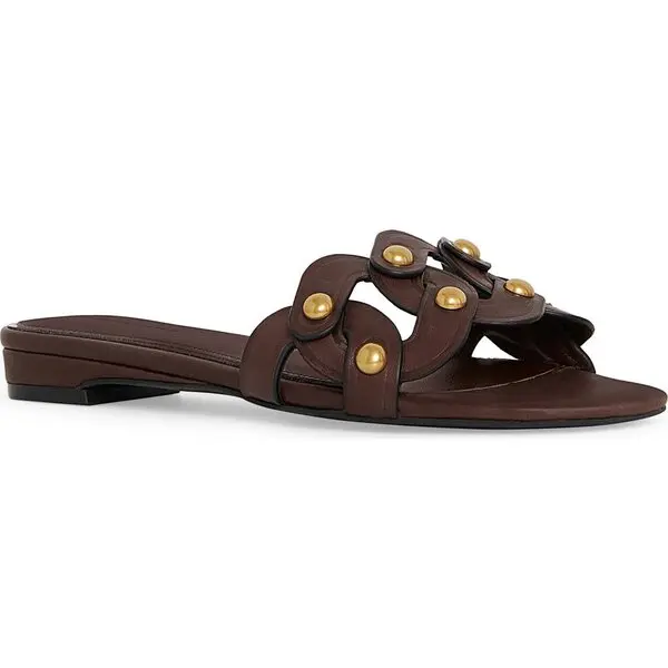 Rebecca Minkoff Chain Slide Sandal - Brunette