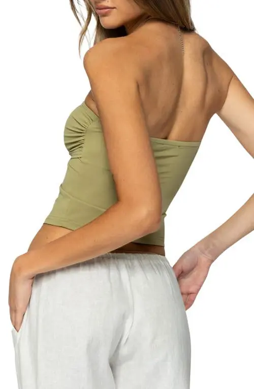 EDIKTED Metal Ring Tube Top