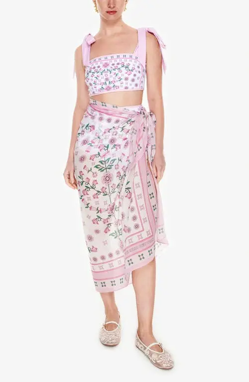 JESSIE ZHAO NEW YORK Beach Sarong Wrap - Light Pink