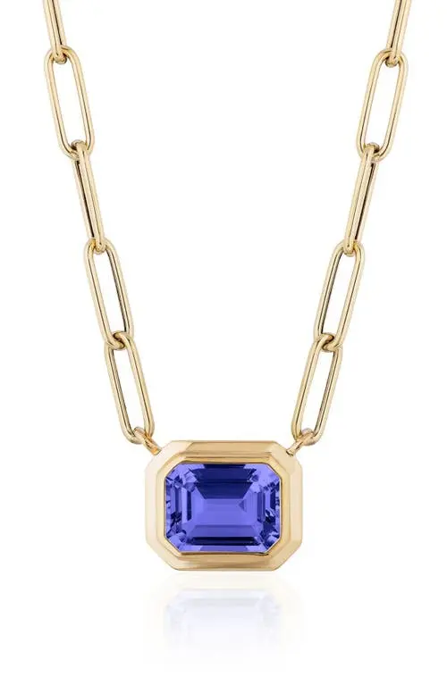 Goshwara Manhattan Pendant Necklace - Vivid Blue