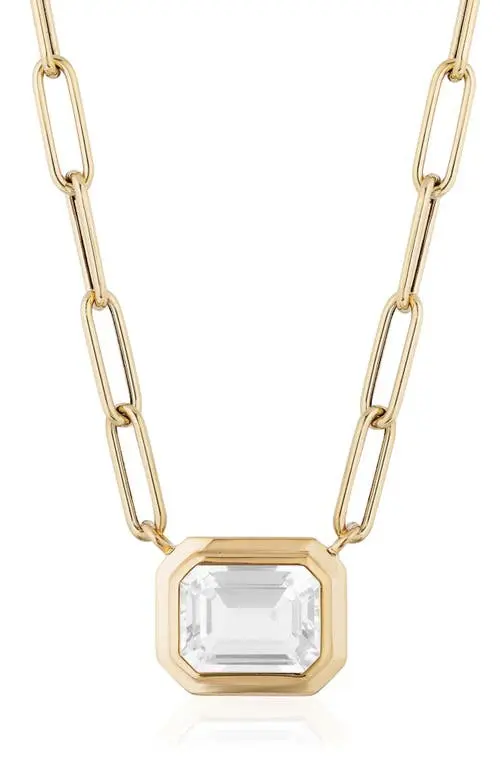 Goshwara Manhattan Pendant Necklace - White